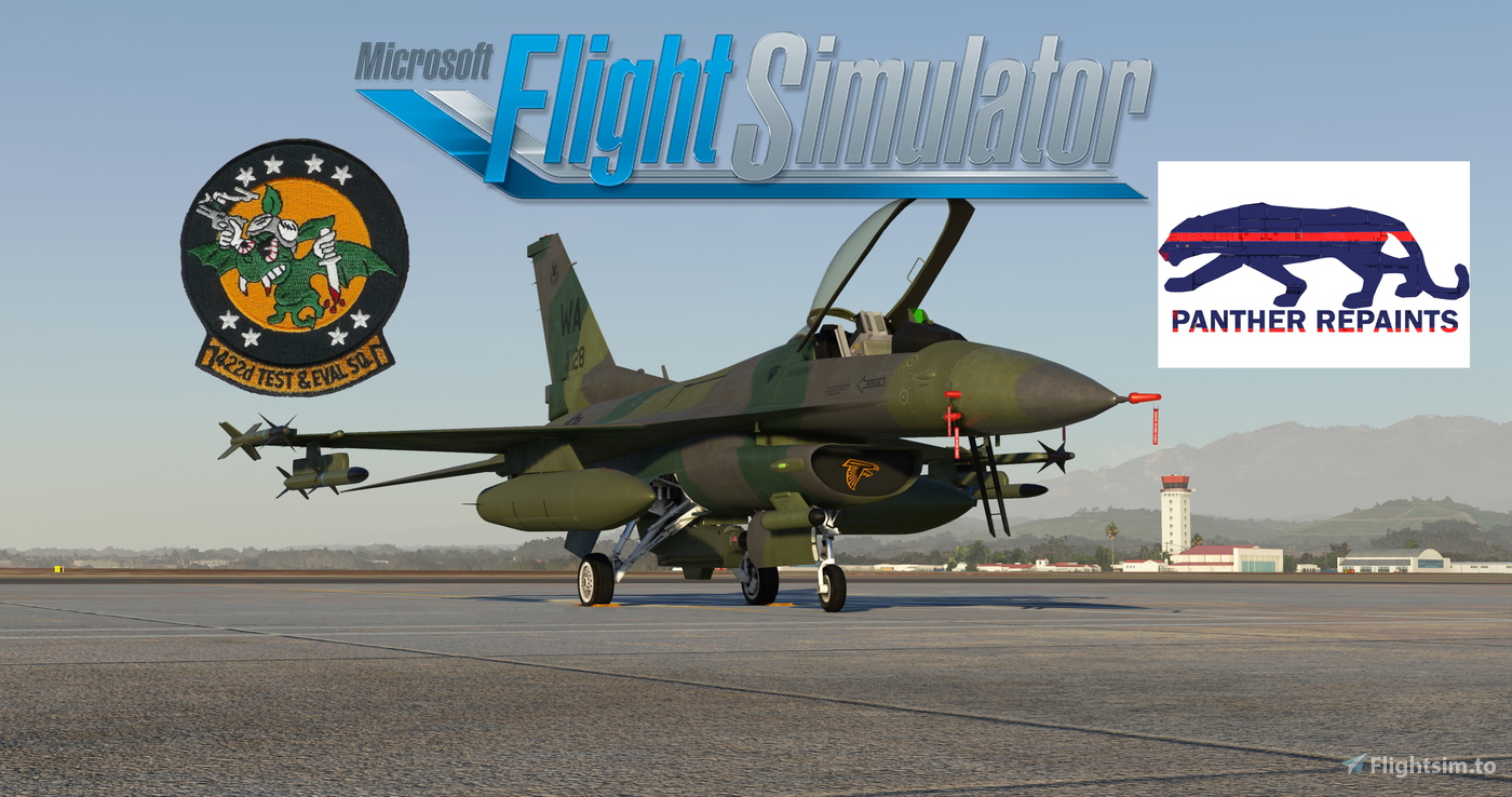 SC Designs F-16C 422nd TES for Microsoft Flight Simulator | MSFS