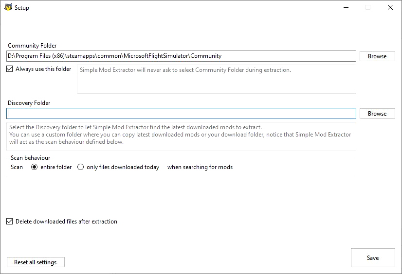 Simple Mod Extractor for Microsoft Flight Simulator | MSFS