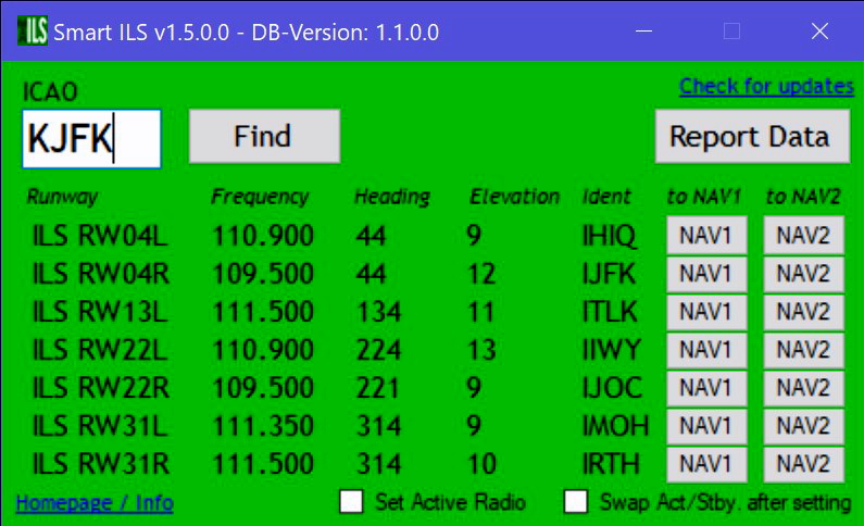 SmartILS - The smartest ILS frequency database! for Microsoft Flight ...