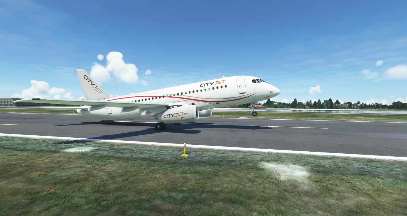 SSJ100 CityJet (EI-FWA) 对于 Microsoft Flight Simulator | MSFS