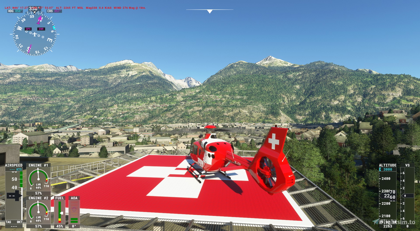 Swiss Hospitals Helipads v1.5 for Microsoft Flight Simulator | MSFS