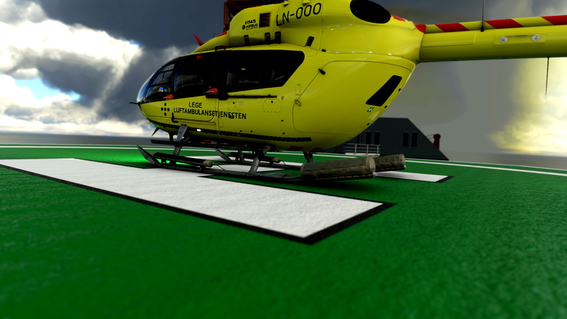 LANDABLE! Troll A gas platform offshore accident + Helipad for Microsoft Flight Simulator | MSFS