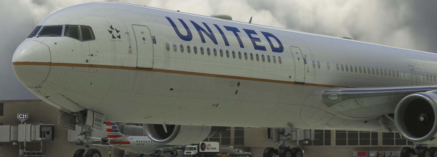 UNITED AIRLINES N68061 Old Livery 8K for Microsoft Flight Simulator | MSFS
