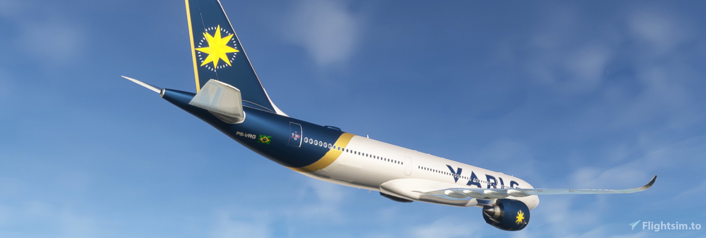 VARIG EDIÇÃO ESPECIAL (FICTICIA) METAL pour Microsoft Flight Simulator ...