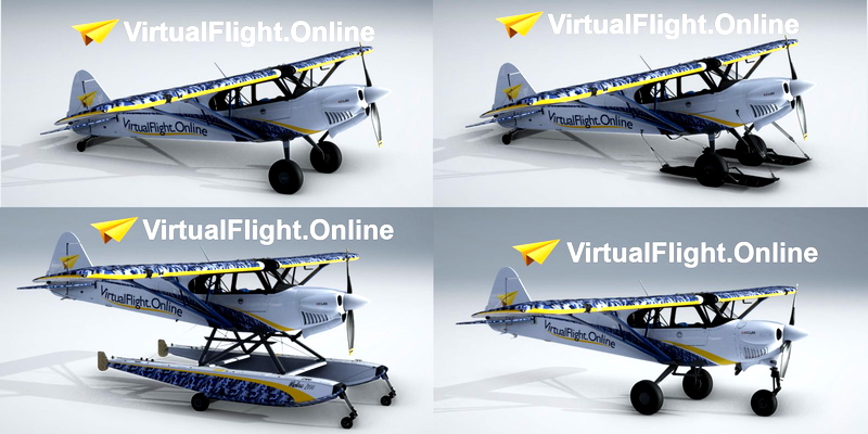 XCub & NX Cub - VirtualFlight.Online Livery Pack for Microsoft Flight Simulator | MSFS