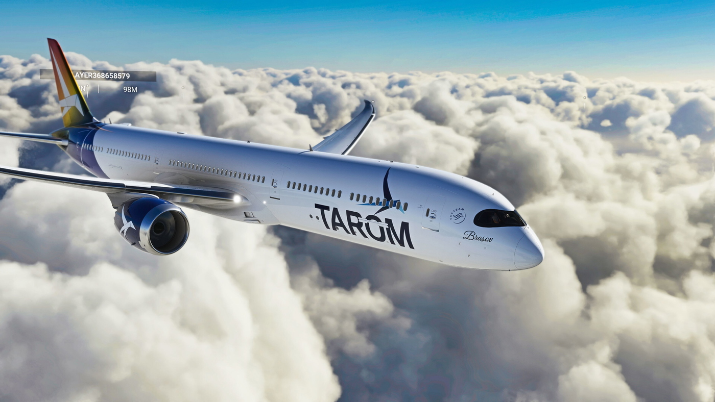 Tarom Airlines Logo CaptainSim Boeing 777 200 TAROM Romanian Air