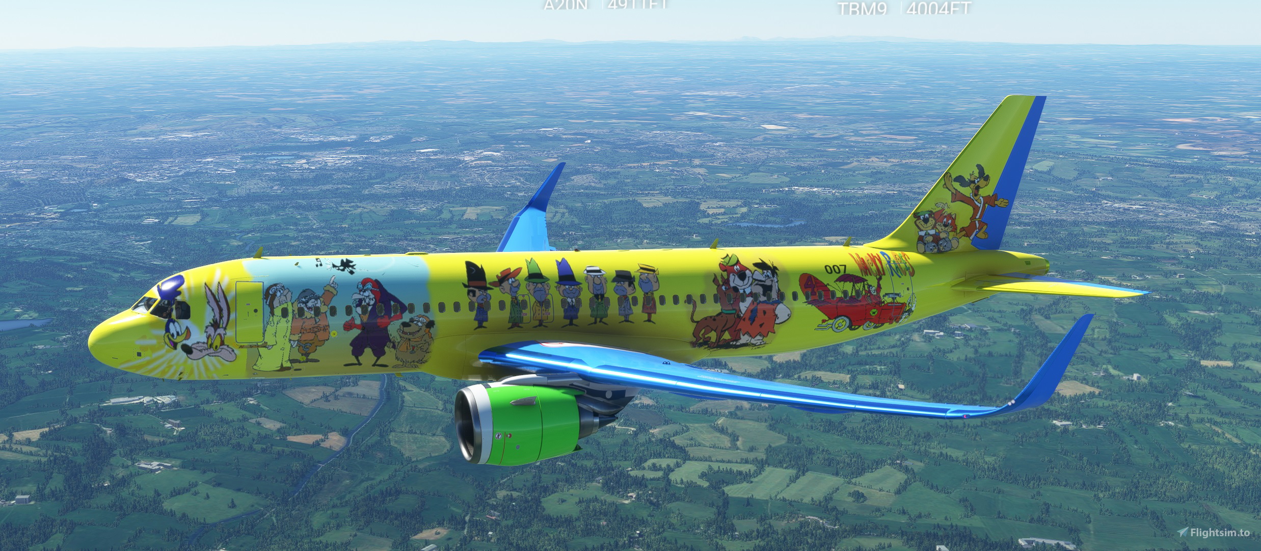 A32 NEO 80S CARTOONS for Microsoft Flight Simulator | MSFS