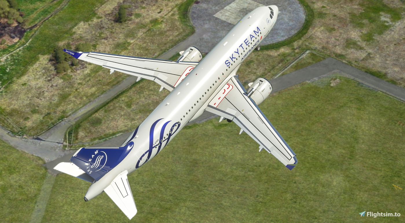 [A32NX] A320Neo Air France Skyteam ZeroE + ENGINE MOD 8K のために Microsoft ...