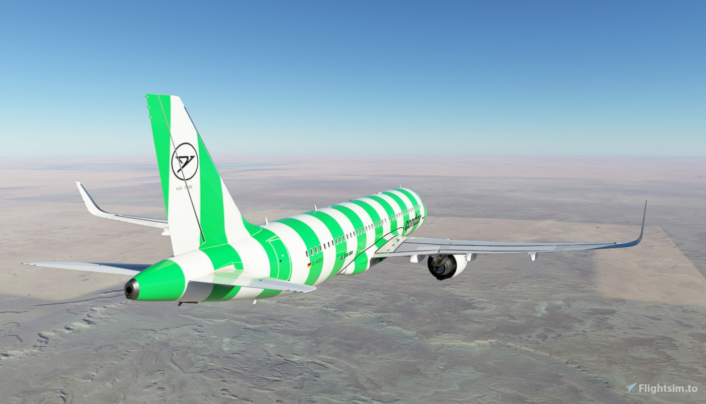 [A32NX] Condor Island Livery 8K for Microsoft Flight Simulator | MSFS