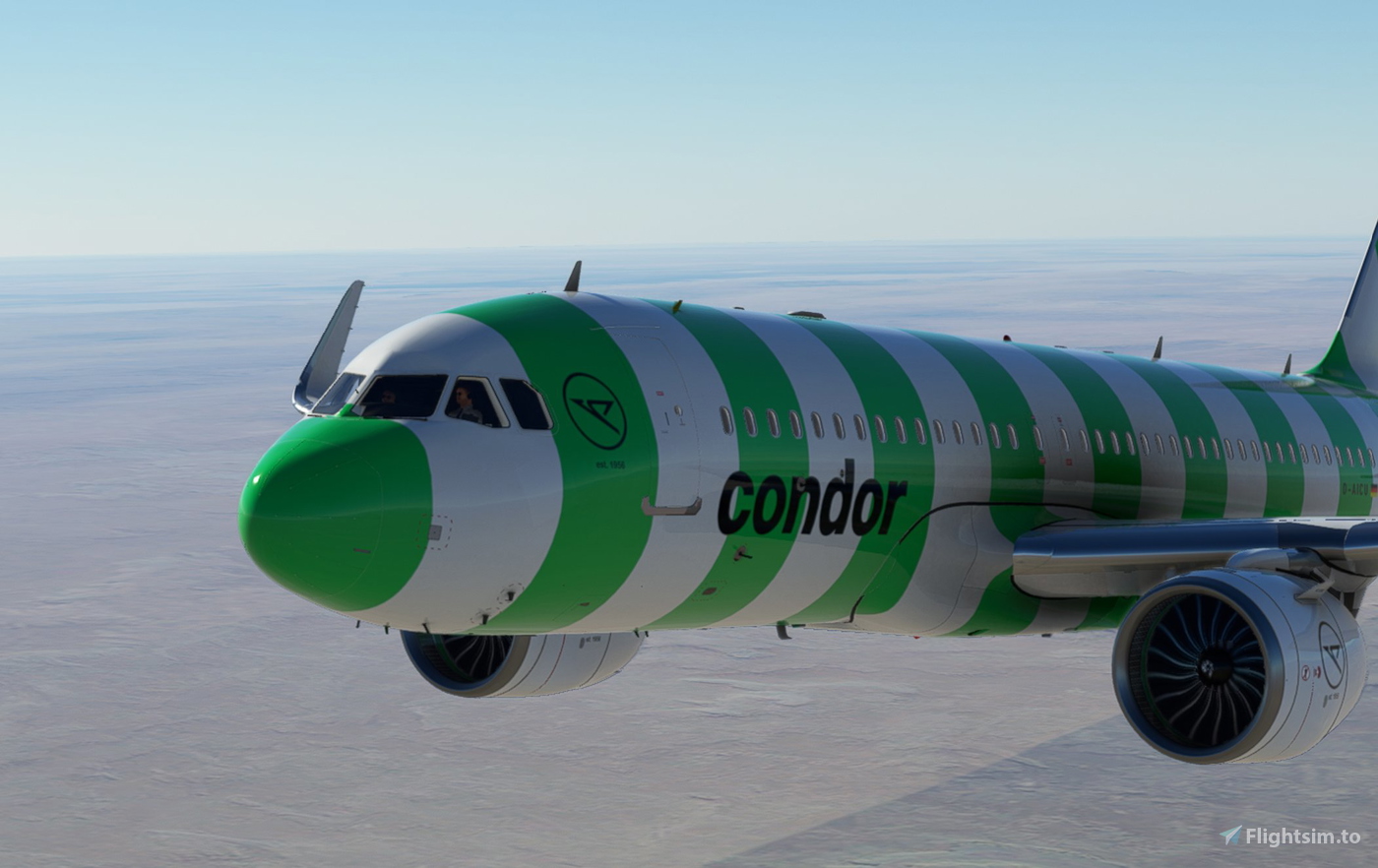 [A32NX] Condor Island Livery 8K for Microsoft Flight Simulator | MSFS
