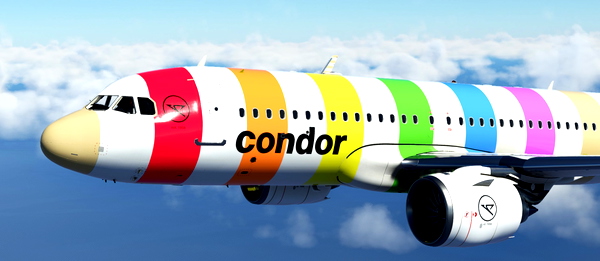 [A32NX] Condor Island Livery 8K » Microsoft Flight Simulator