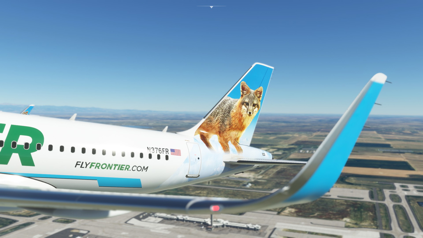 A32NX Frontier Airlines(Cruz The Island Fox)[N376FR]8K for Microsoft ...