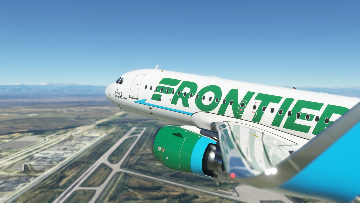 A32NX Frontier Airlines(Cruz The Island Fox)[N376FR]8K for Microsoft ...