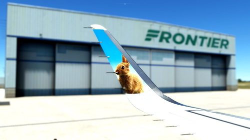 A32NX Frontier Airlines(Hops The Rabbit)[N349FR]8K » Microsoft Flight ...