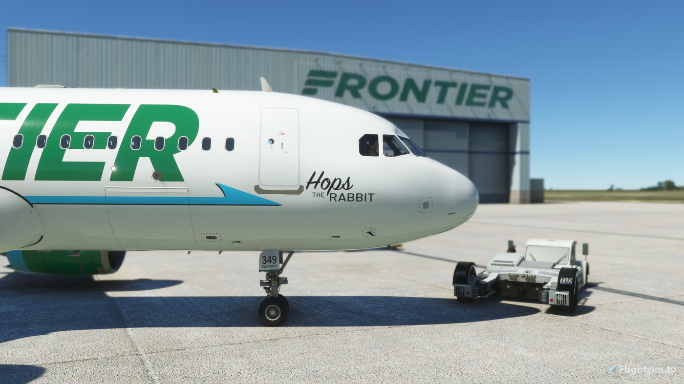 A32NX Frontier Airlines(Hops The Rabbit)[N349FR]8K for Microsoft Flight ...