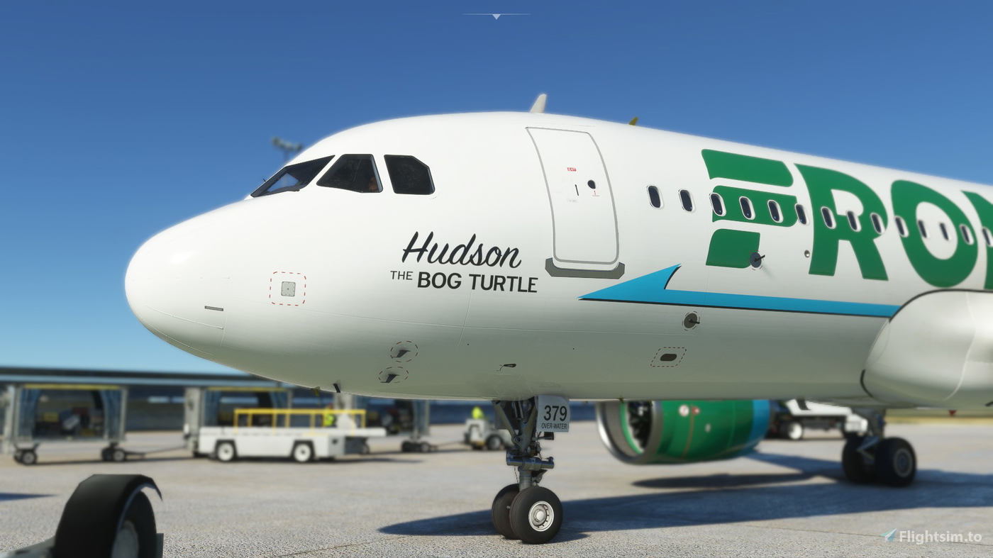 A32NX Frontier Airlines(Hudson The Bog Turtle)[N379FR]8K for Microsoft ...