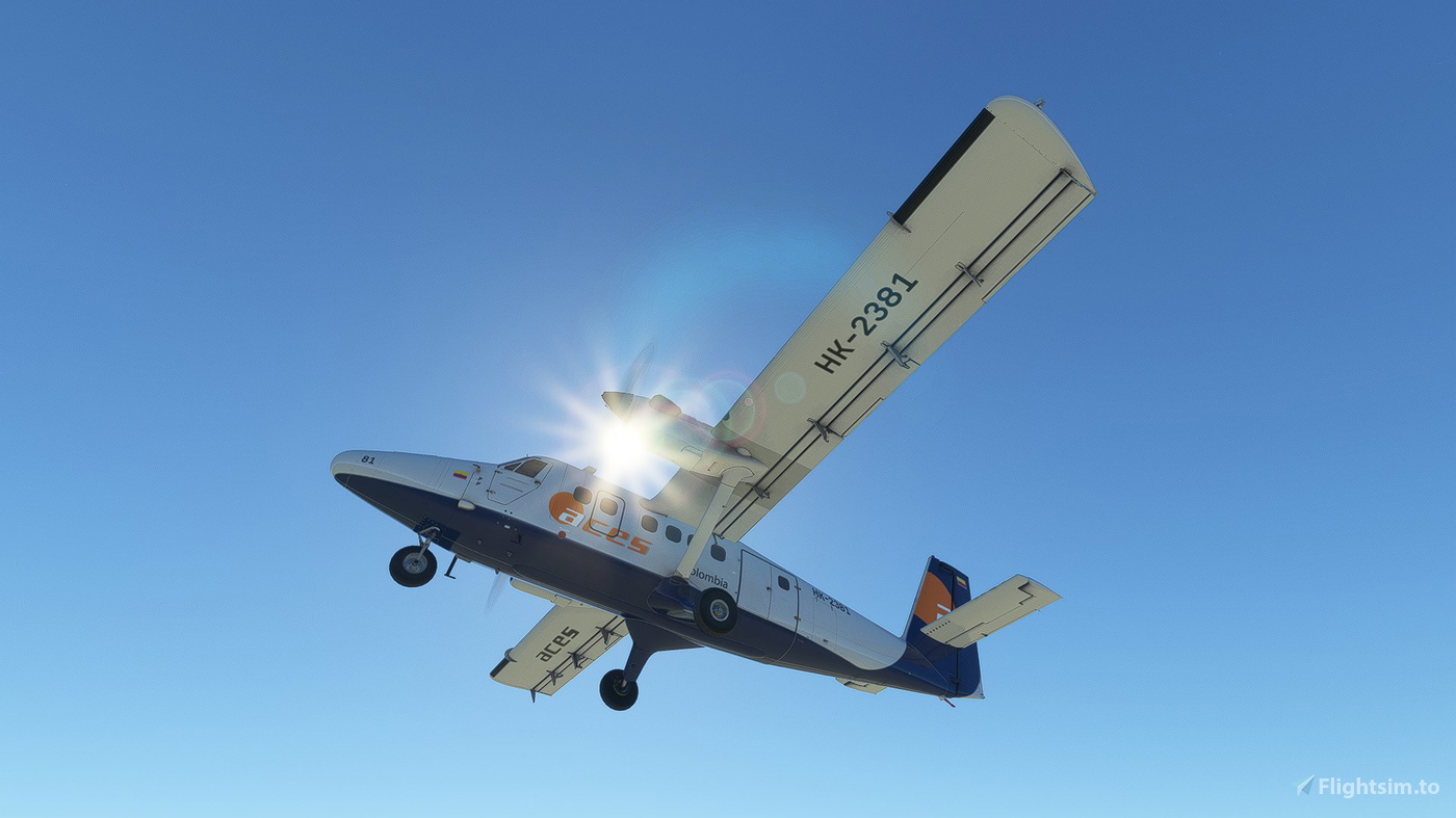 ACES - Wheels_Pax DHC-6-300 - HK-2381 for Microsoft Flight Simulator | MSFS