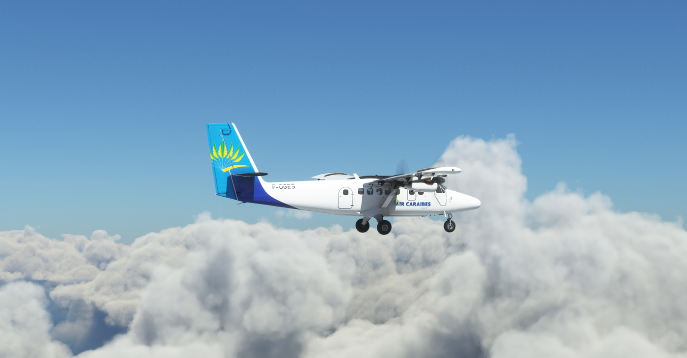 Air Caraibes "2000 livery" DHC-6-300WP Twin Otter for Microsoft Flight ...