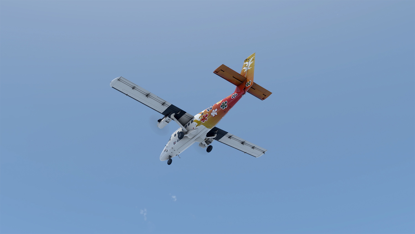 Air Seychelles Desroches DH6 300 Wheels Pax Twin Otter 8K (S7-AAJ) for ...