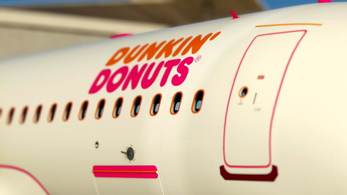 Airbus A32NX Dunkin' Donuts | Valentines Day [8K] » Microsoft Flight ...