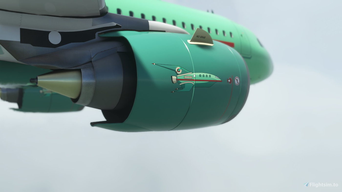 Airbus A32NX | Planet Express | Futurama [8K] pour Microsoft Flight ...
