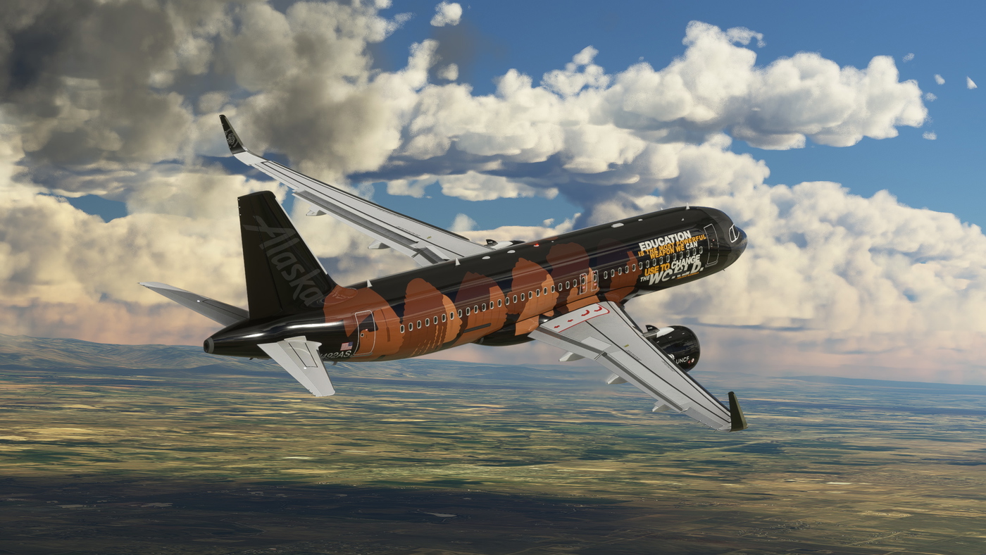 Alaska "UNCF" [8K] - FBW A32NX pour Microsoft Flight Simulator | MSFS