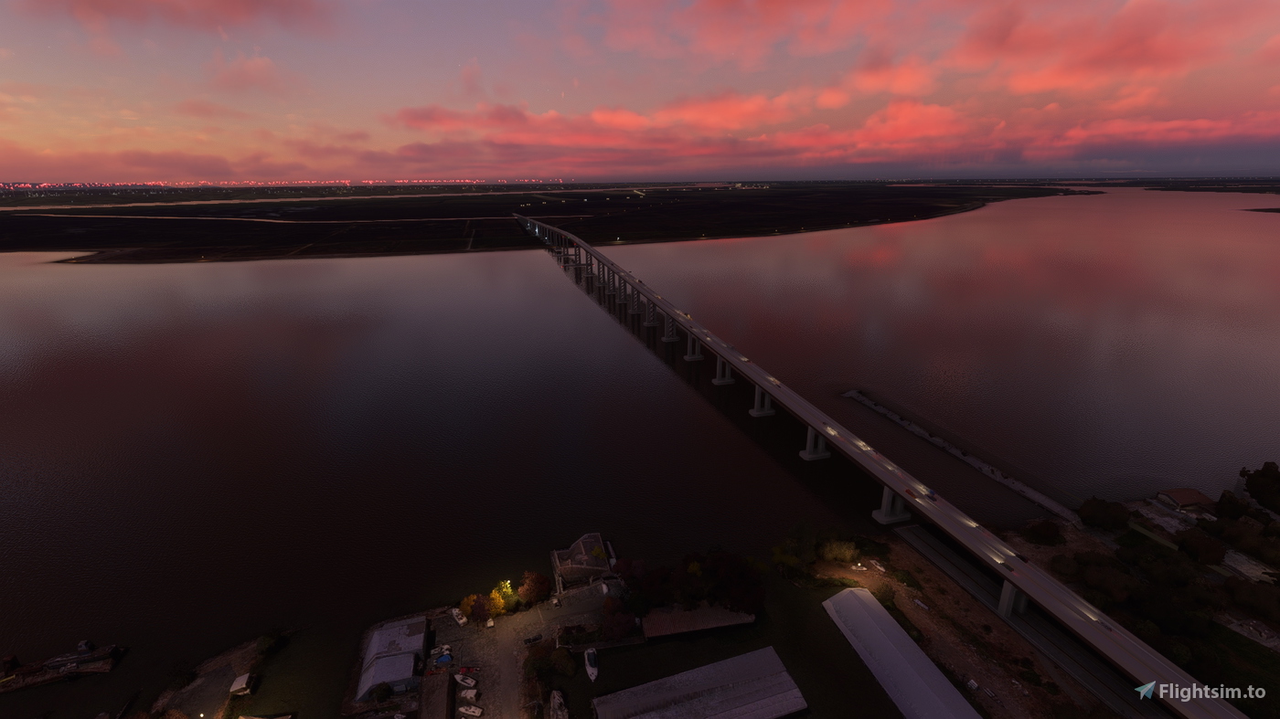 Antioch Bridge, San Francisco Bay Area for Microsoft Flight Simulator ...