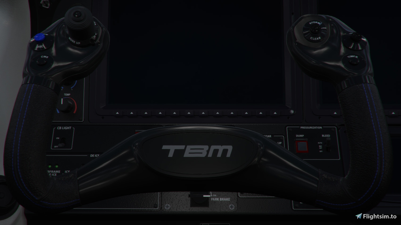 Asobo TBM 930 - Alcantara Seats with orange or blue stitches for ...