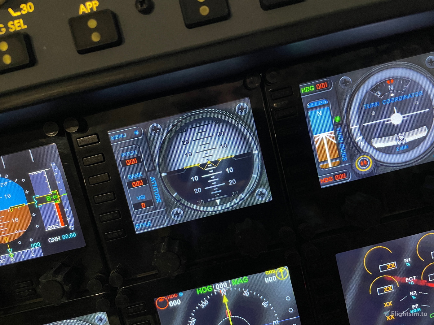 Attitude Ball Gauge for FIP (Flight Information Panel) for Microsoft ...