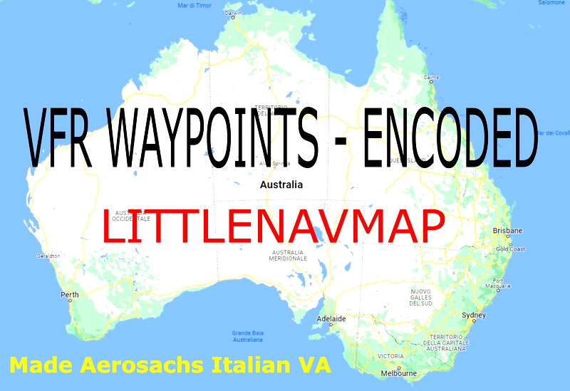 AUSTRALIA VFR WAYPOINTS for LittleNavMap for Microsoft Flight Simulator ...