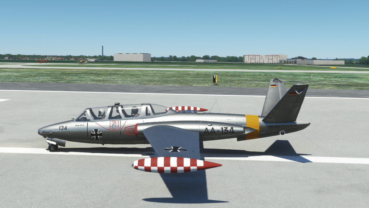 AzurPoly_Fouga_GAF_AA-134 for Microsoft Flight Simulator | MSFS