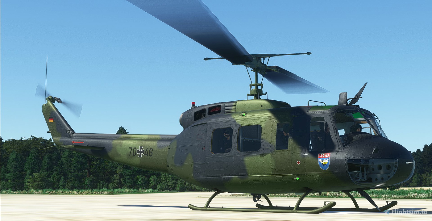 Bell UH-1D LTG63 Luftwaffe for Microsoft Flight Simulator | MSFS