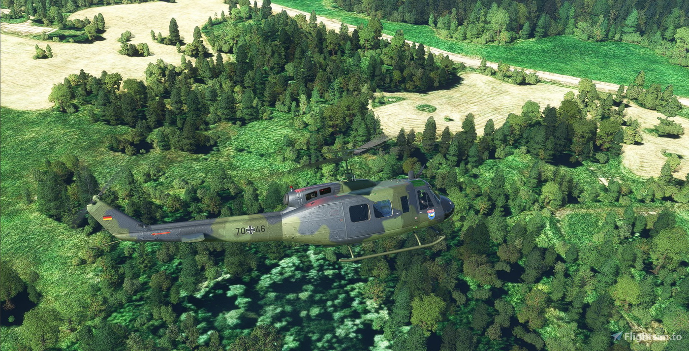 Bell UH-1D LTG63 Luftwaffe for Microsoft Flight Simulator | MSFS