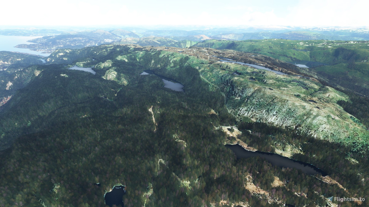 Bergen, Norway - Landscape for Microsoft Flight Simulator | MSFS