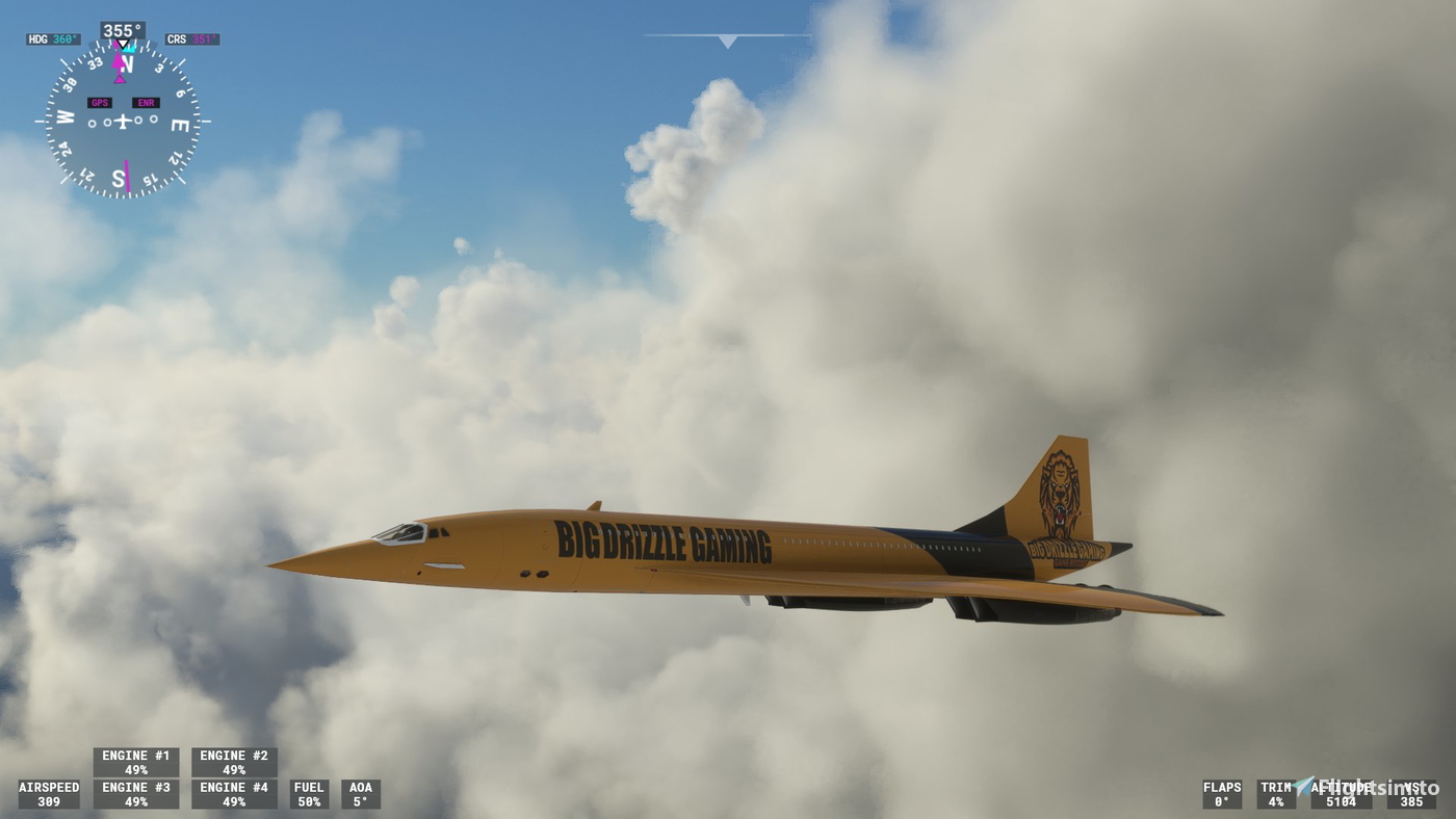 BigDrizzle Gaming Concorde for Microsoft Flight Simulator | MSFS