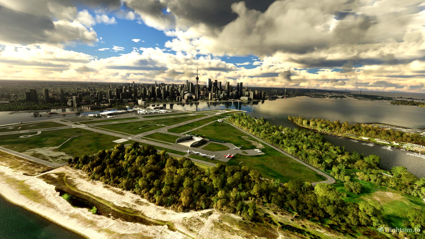 FSimStudios - CYTZ - Billy Bishop Toronto City Airport for MSFS