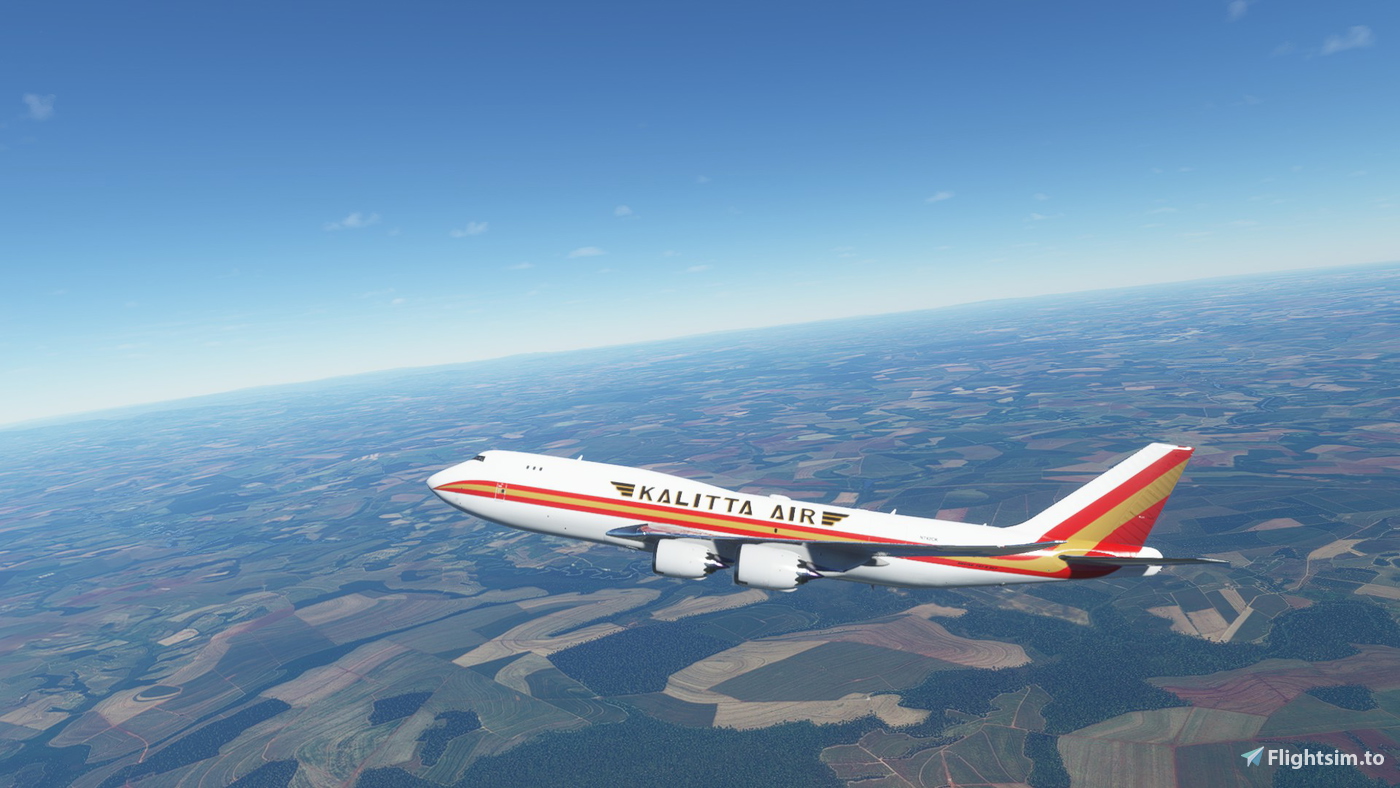 Boeing 747-8 BCF Kalitta Carco 4K [No mirroring] のために Microsoft Flight ...