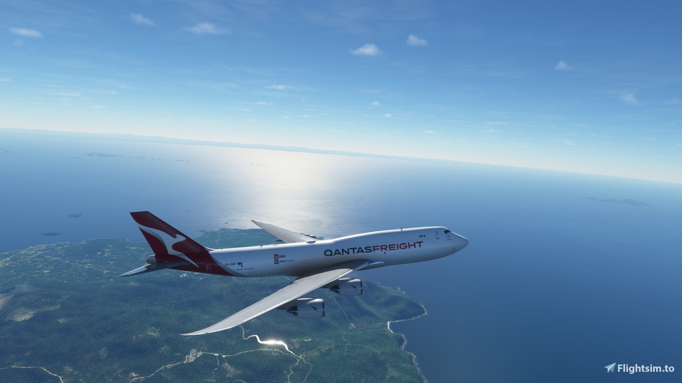 Boeing 747-8 BCF Qantas Freight New 4K [No mirroring] for Microsoft ...