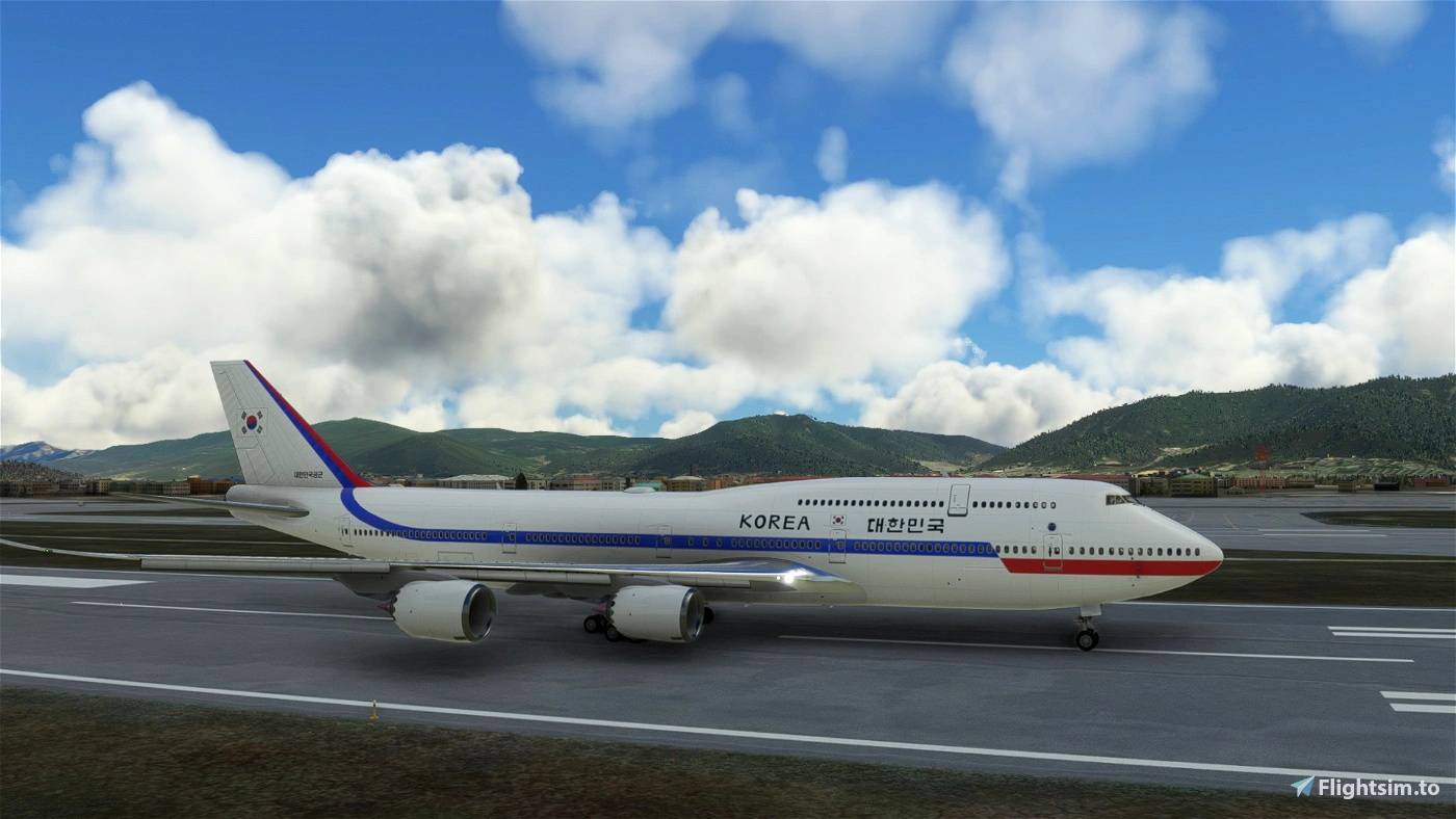 Boeing 747-8i New Korean Air Code One 4K [No mirroring] for Microsoft ...