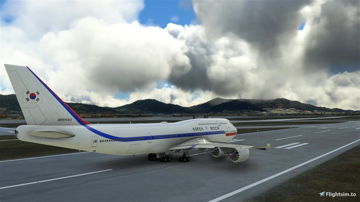 Boeing 747-8i New Korean Air Code One 4K [No mirroring] for Microsoft ...
