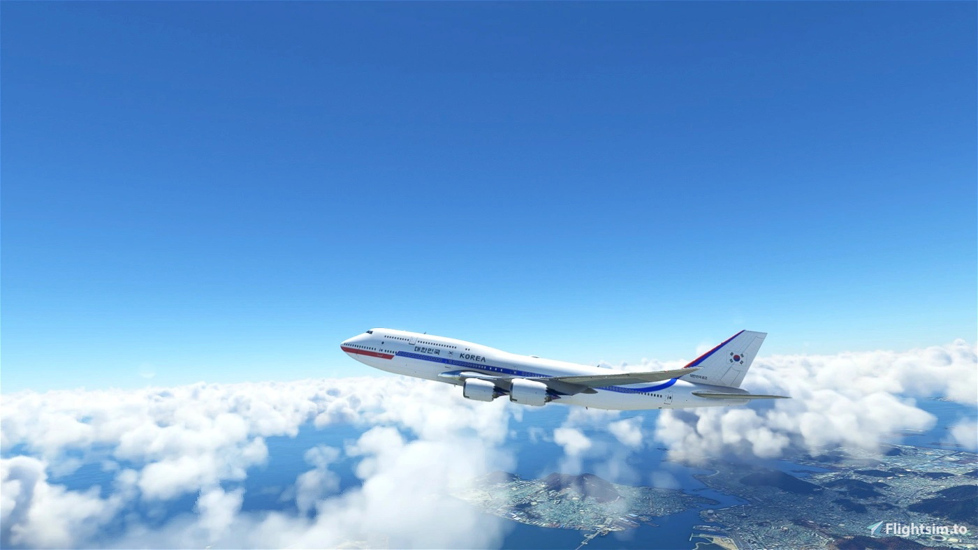 Boeing 747-8i New Korean Air Code One 4K [No mirroring] for Microsoft ...