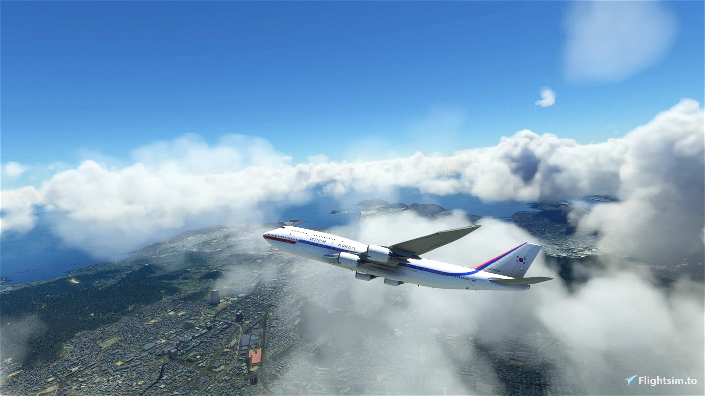Boeing 747-8i New Korean Air Code One 4K [No mirroring] for Microsoft ...