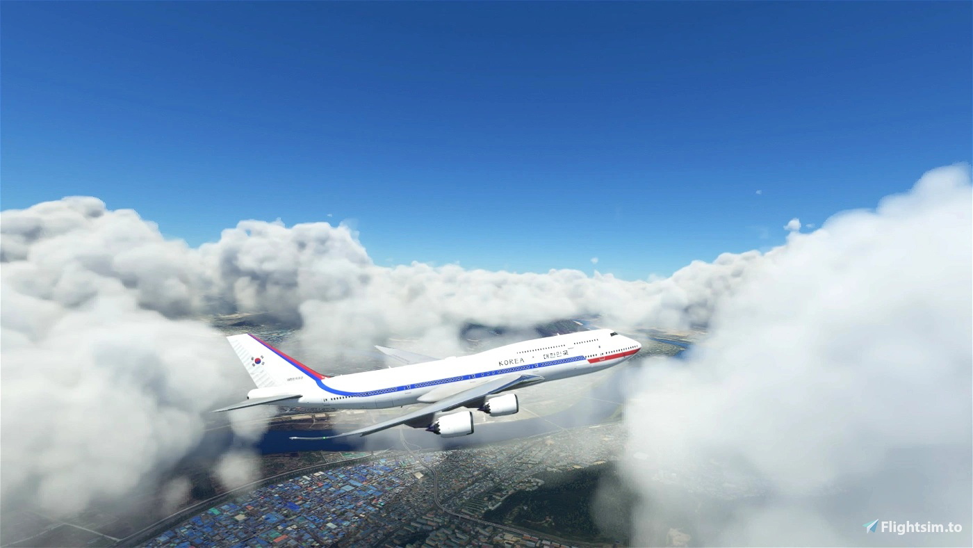 Boeing 747-8i New Korean Air Code One 4K [No mirroring] for Microsoft ...