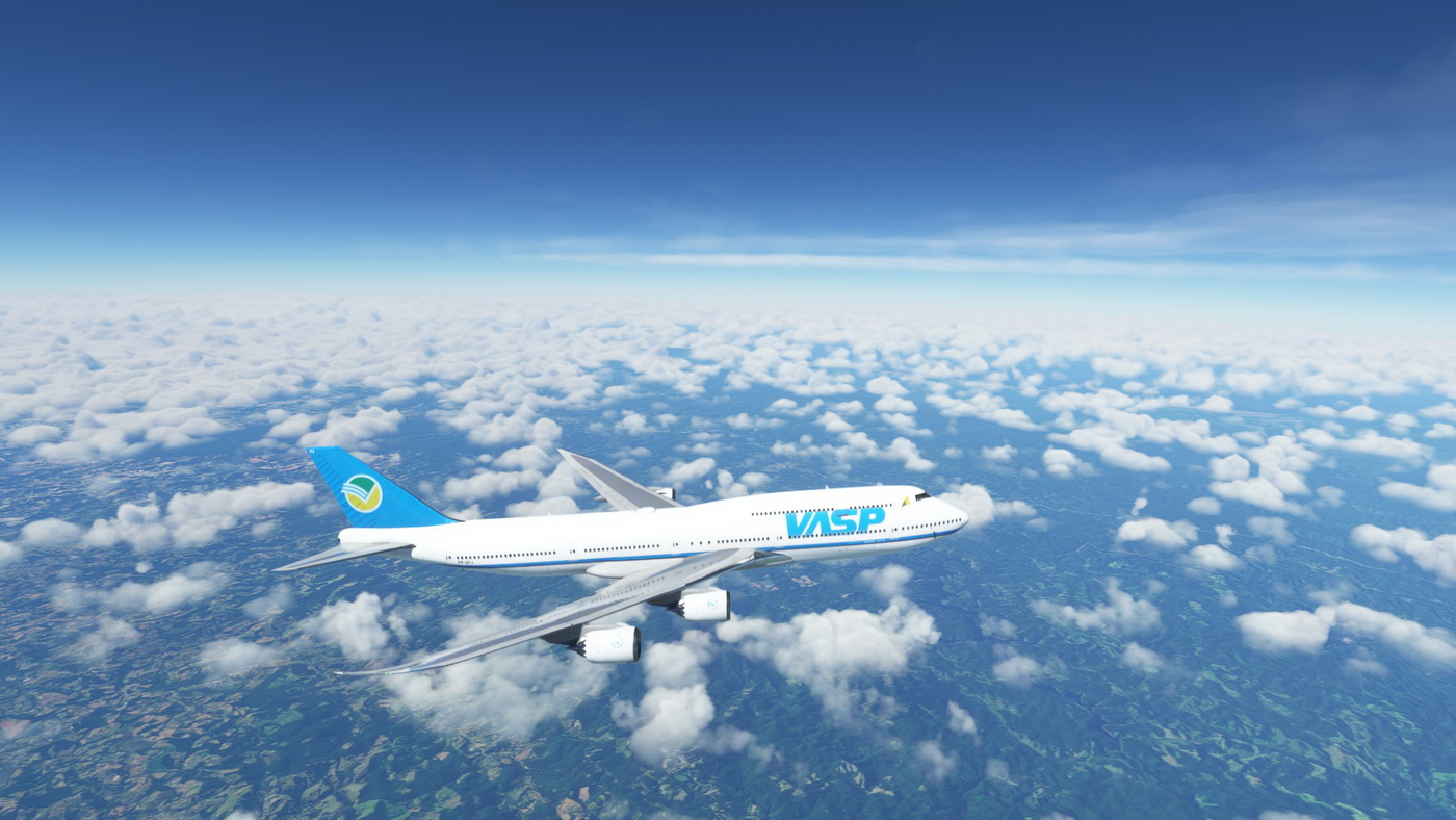 Boeing 747-8i Vasp Brasil 4K [No mirroring] for Microsoft Flight ...