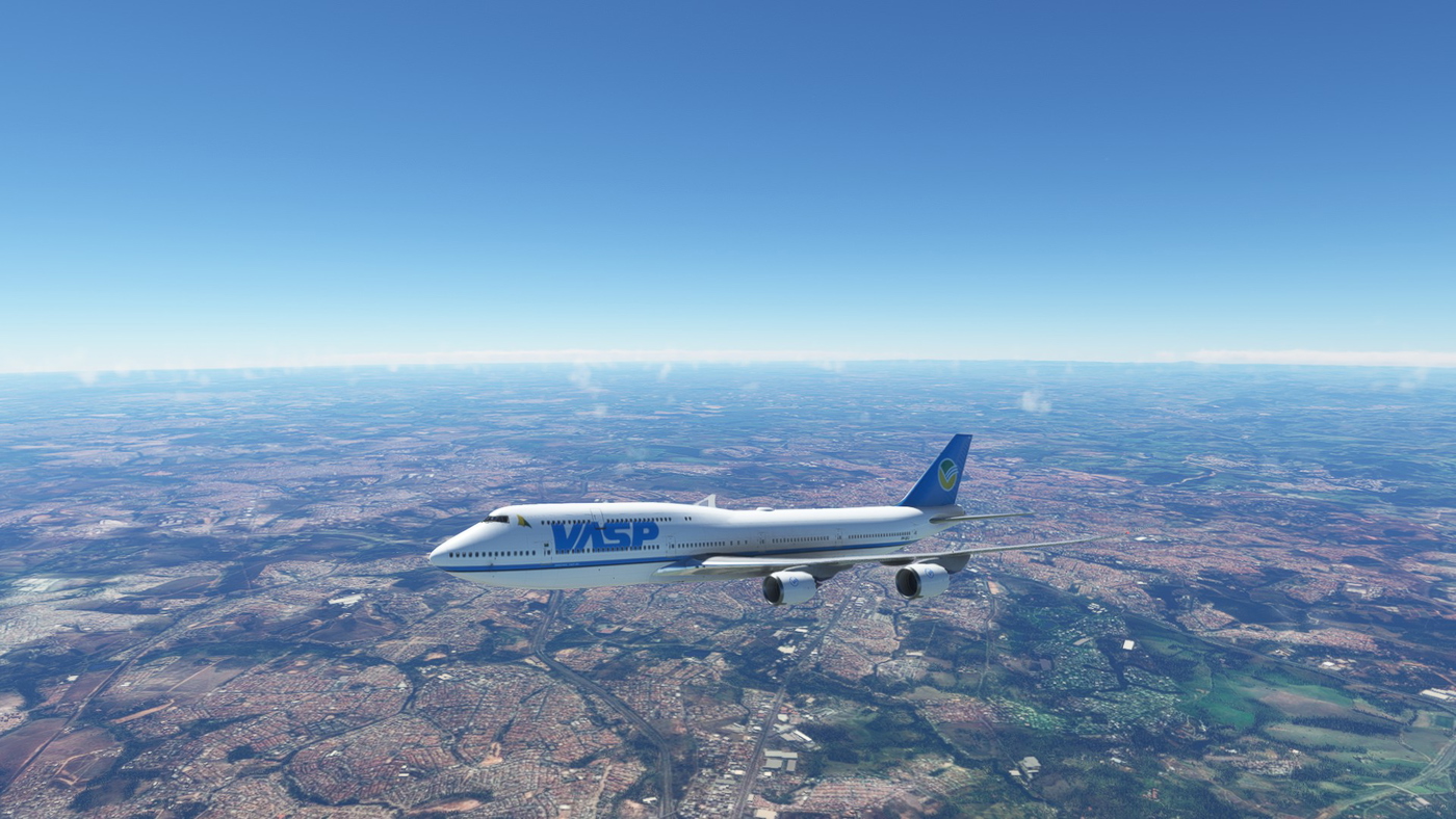 Boeing 747-8i Vasp Brasil 4K [No mirroring] for Microsoft Flight ...