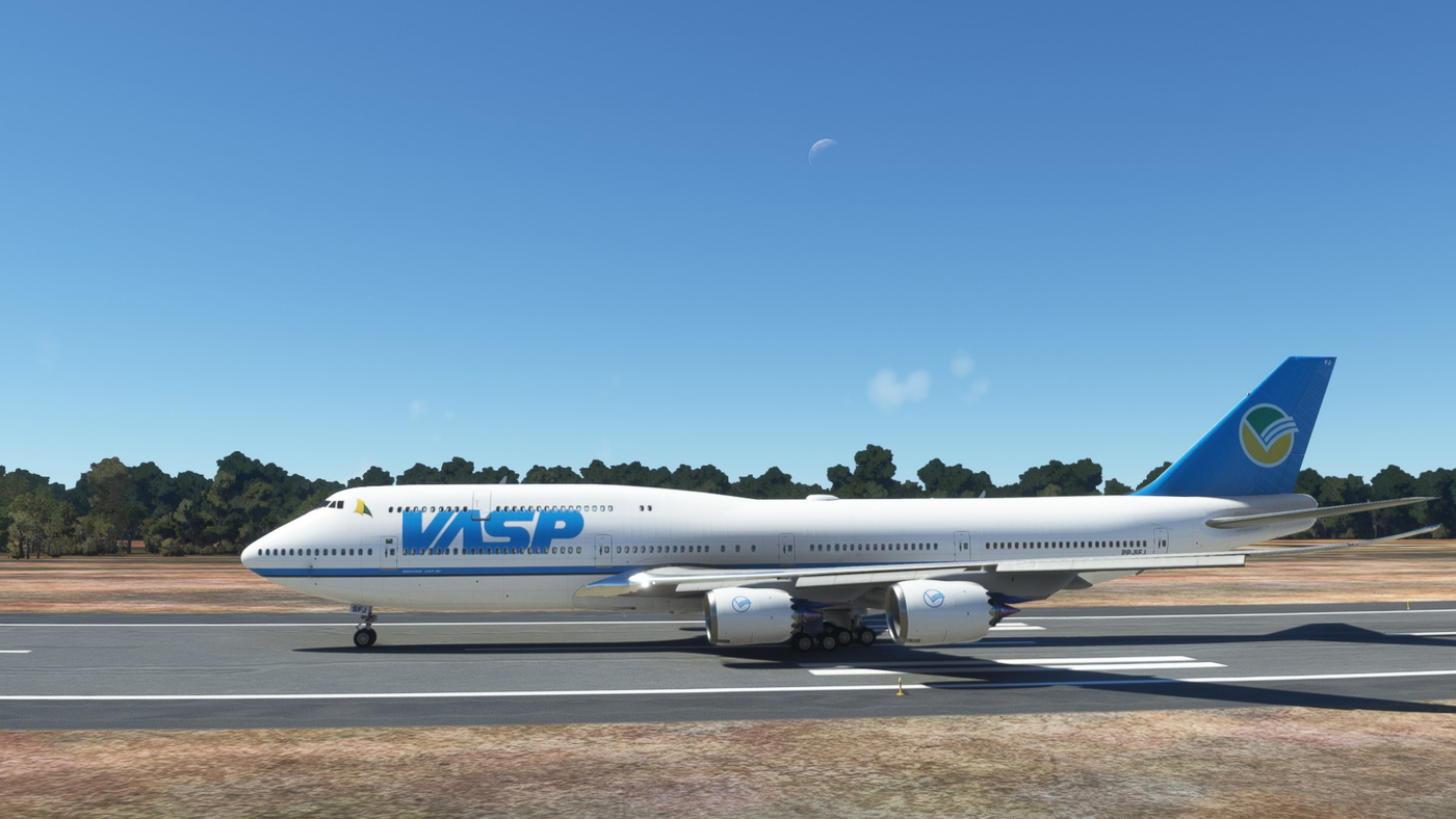 Boeing 747-8i Vasp Brasil 4K [No mirroring] for Microsoft Flight ...