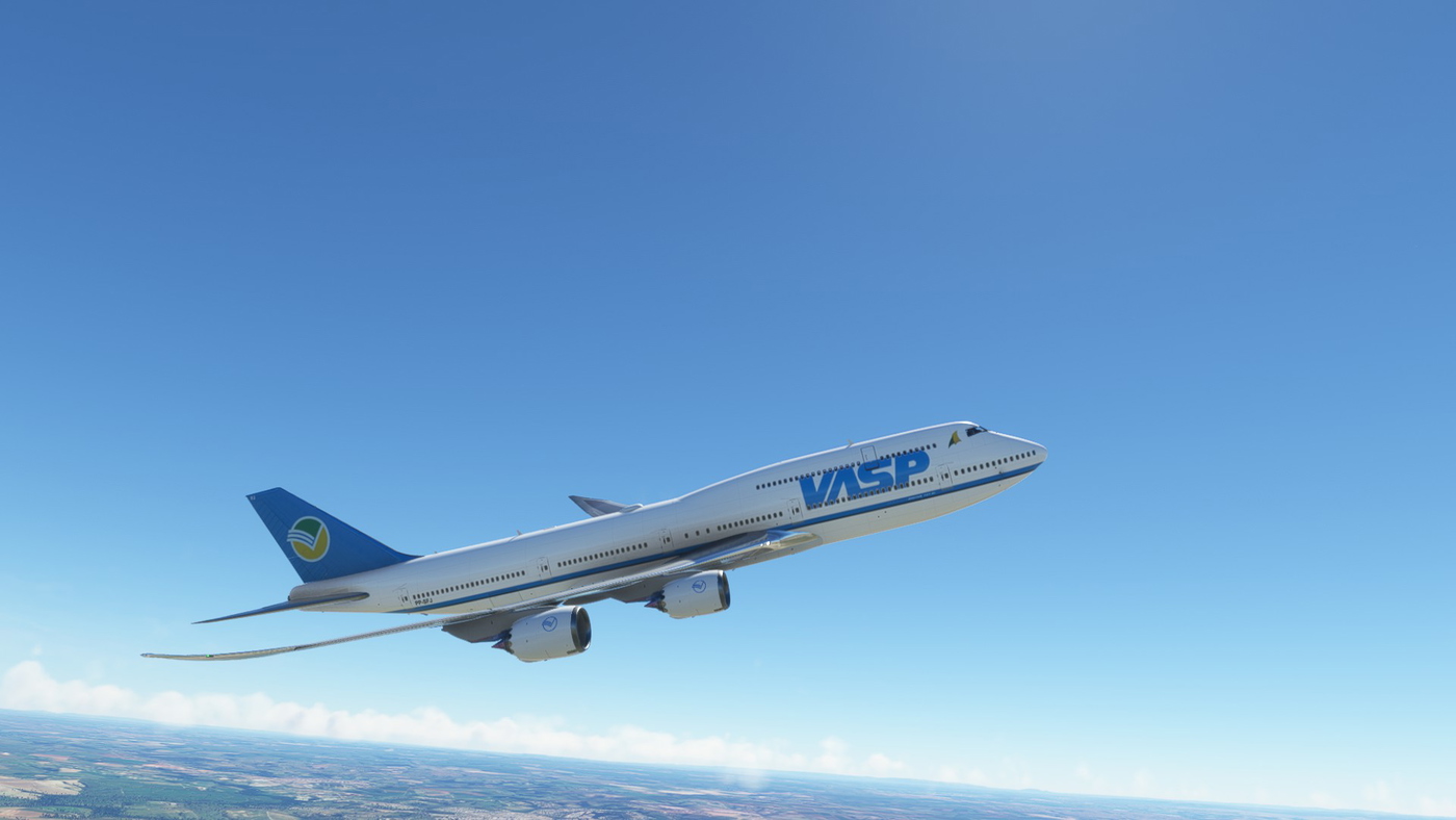Boeing 747-8i Vasp Brasil 4K [No mirroring] for Microsoft Flight ...