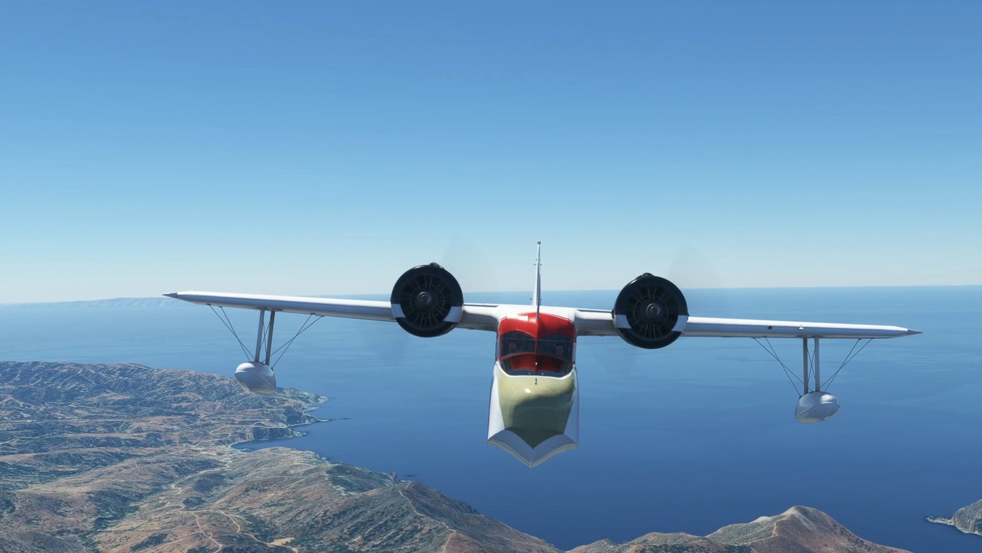 Catalina Golden West Grumman Goose Big Radials 对于 Microsoft Flight ...