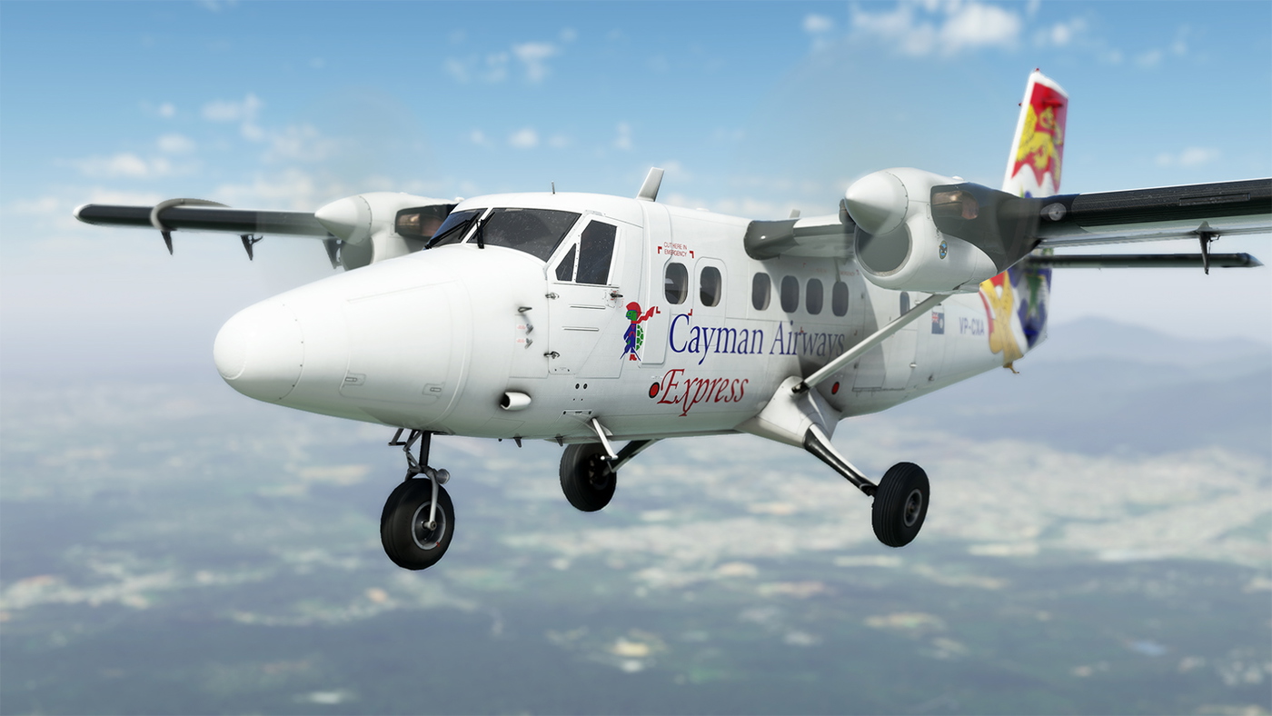 Cayman Airways DH6 300 Wheels Pax Twin Otter 8K (VP-CXA) (Requested ...