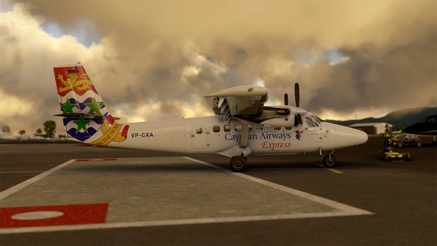 Cayman Airways DH6 300 Wheels Pax Twin Otter 8K (VP-CXA) (Requested ...